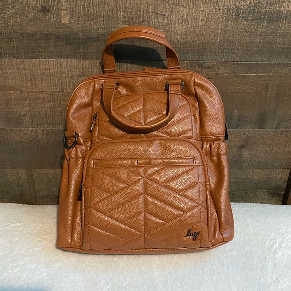lug | Bags | Lug Canter Convertible Backpack Bag Copper Brown | Poshmark
